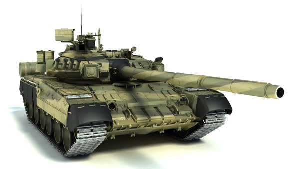 t-80ud main battle tank 3d max