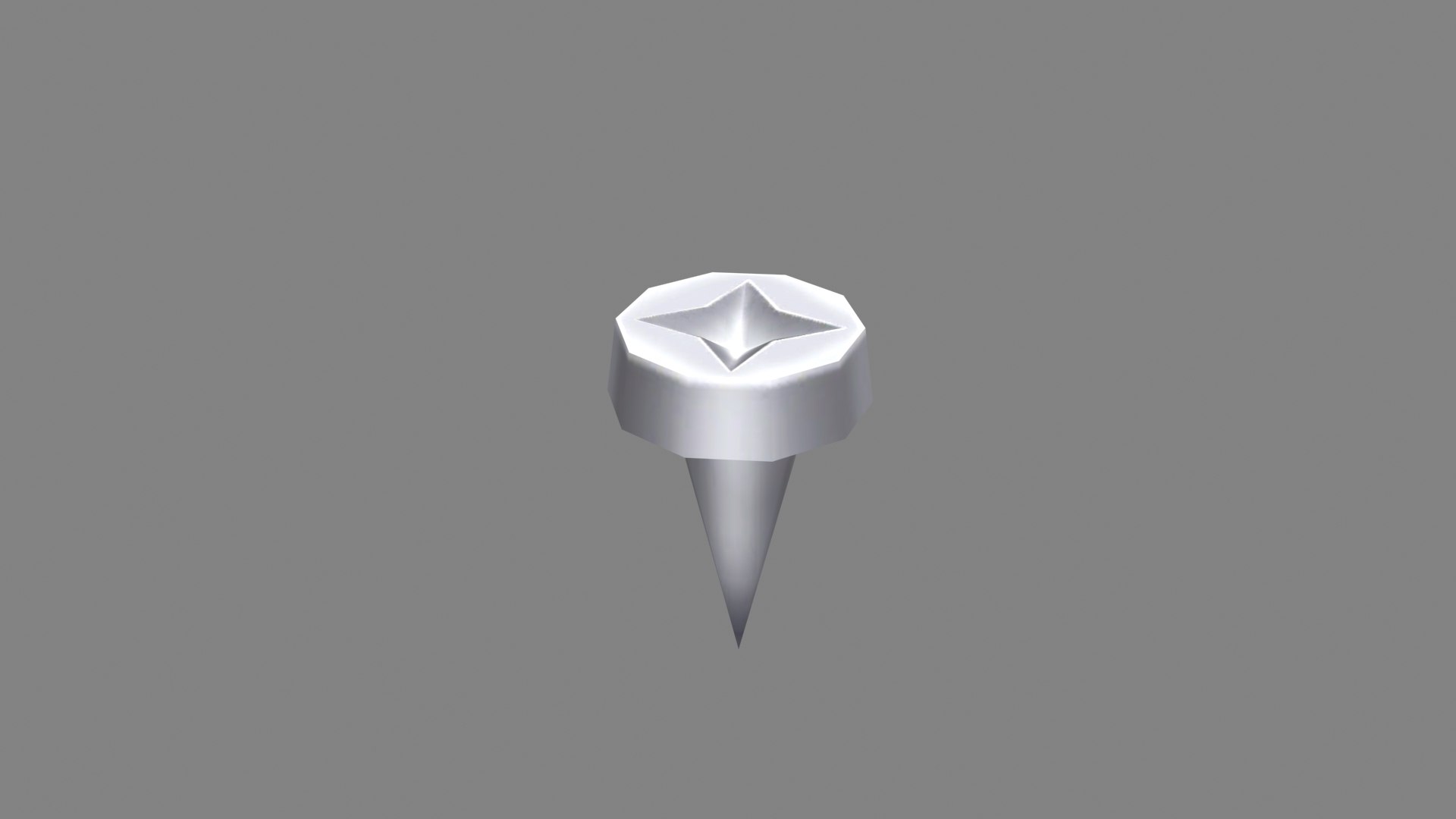 3D Cartoon Nail Low-poly 3D Model - TurboSquid 1961565