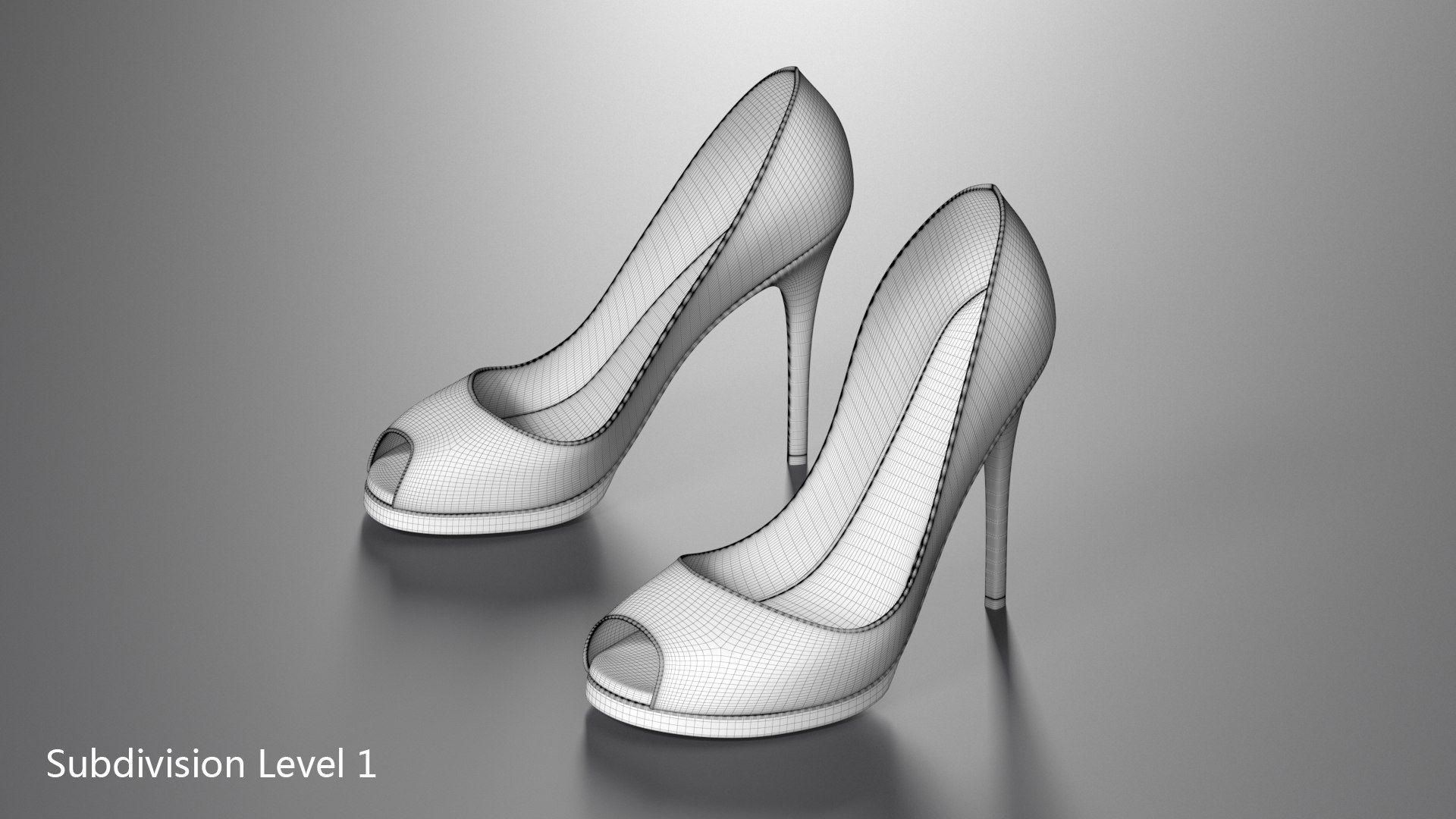 High Heel Shoes 3D Model - TurboSquid 1855394