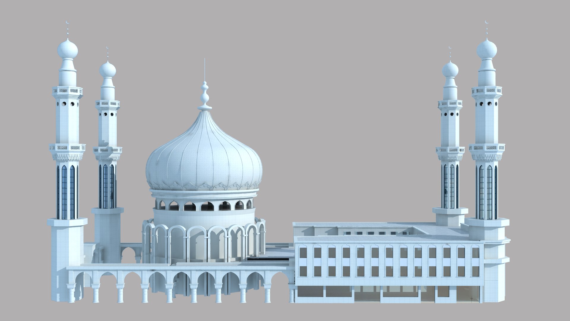 MOSQUE3D模型 - TurboSquid 1995129