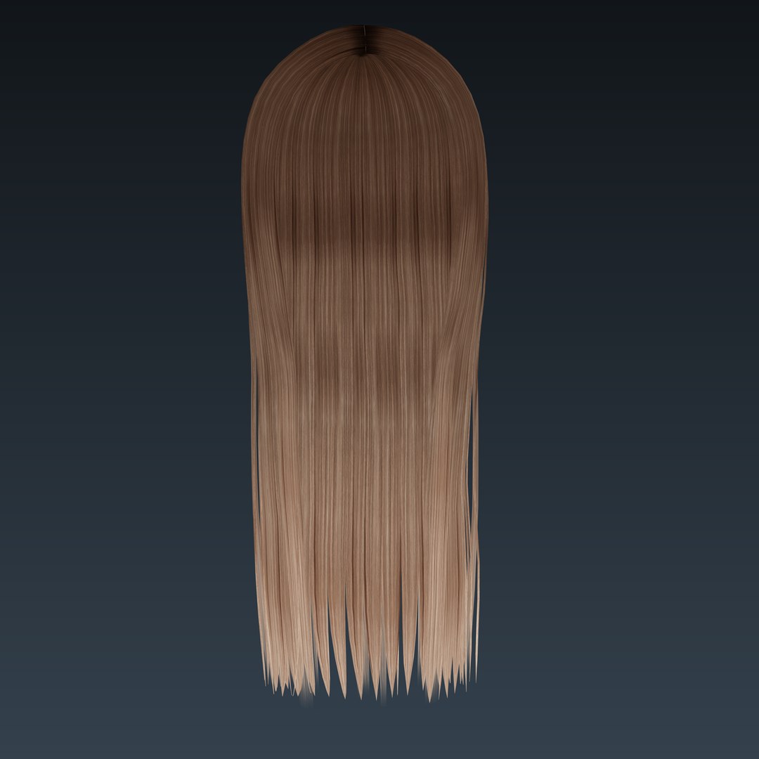 Hairstyle Secondlife Model - TurboSquid 1650324