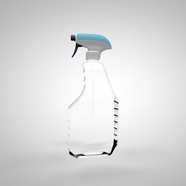 c4d spray bottle