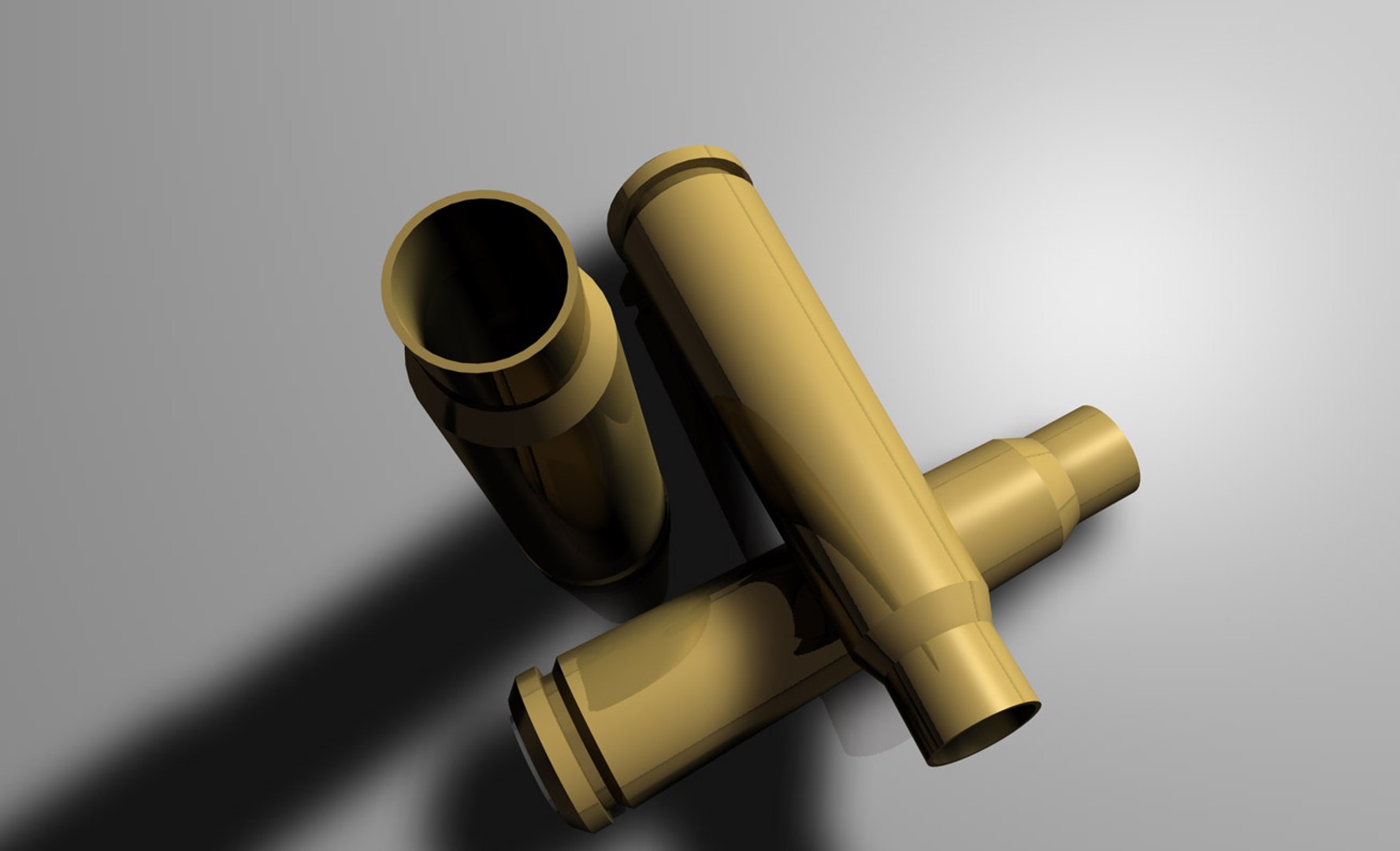 3d Model Rifle Casing