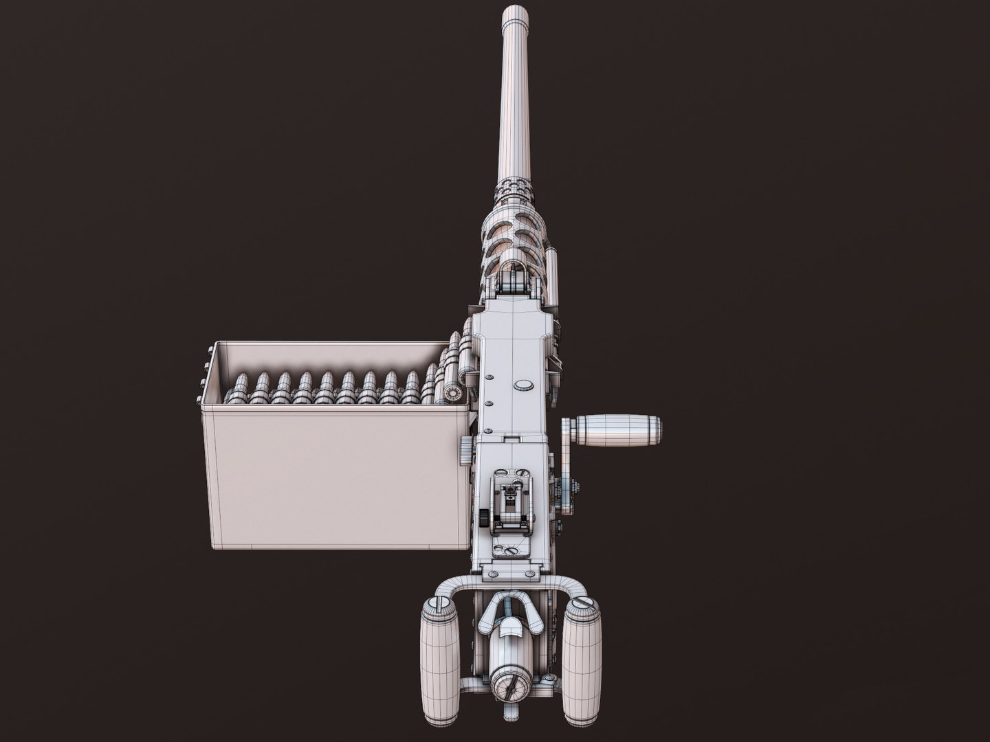 Browning M2 3D Model - TurboSquid 1938014