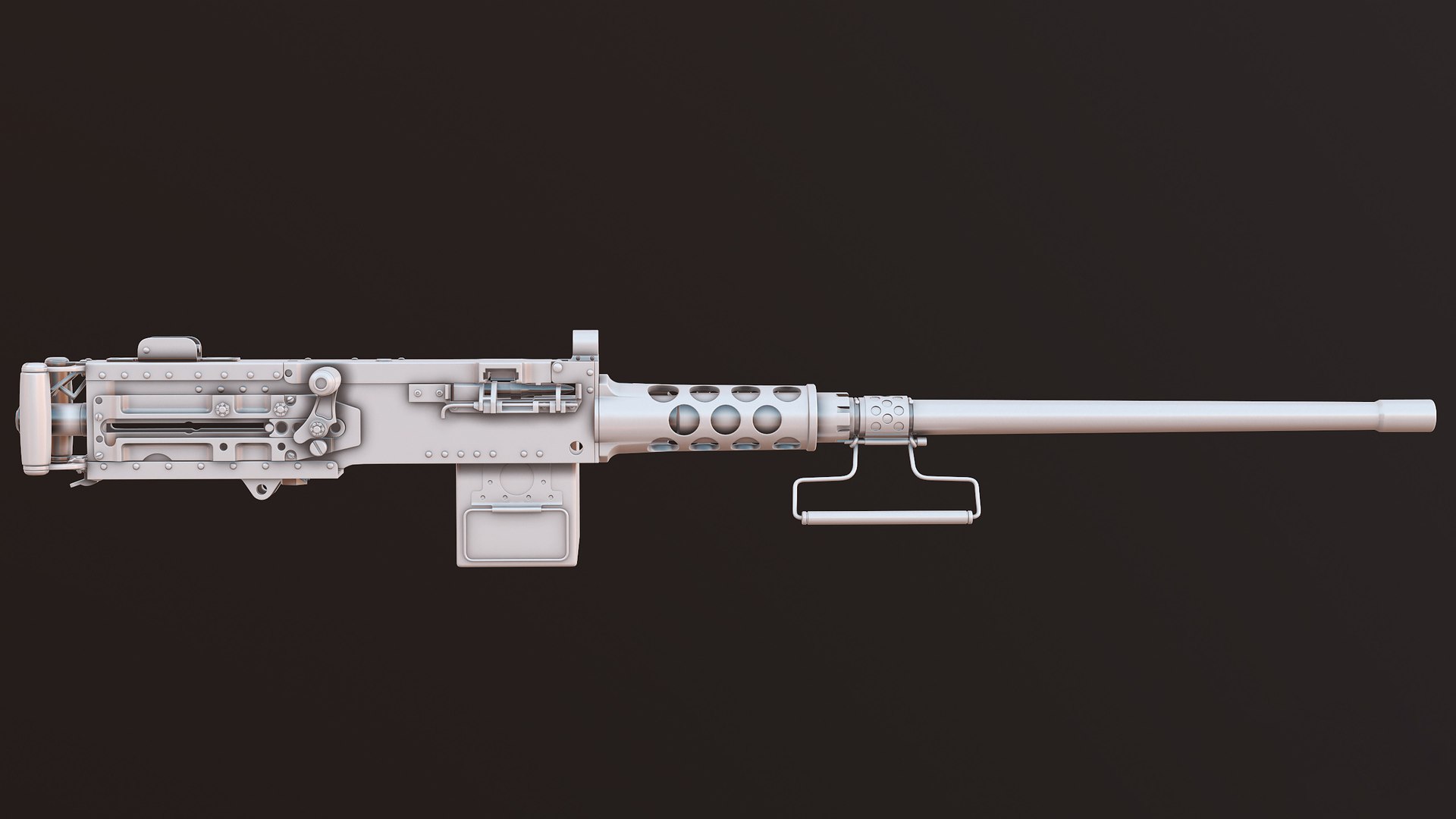 Browning M2 3D Model - TurboSquid 1938014