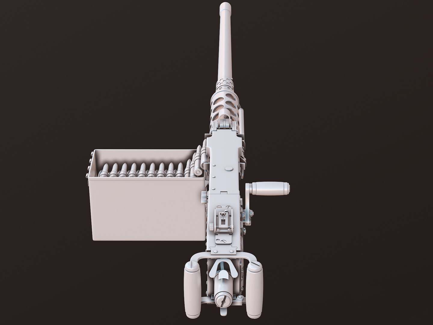 Browning M2 3D Model - TurboSquid 1938014