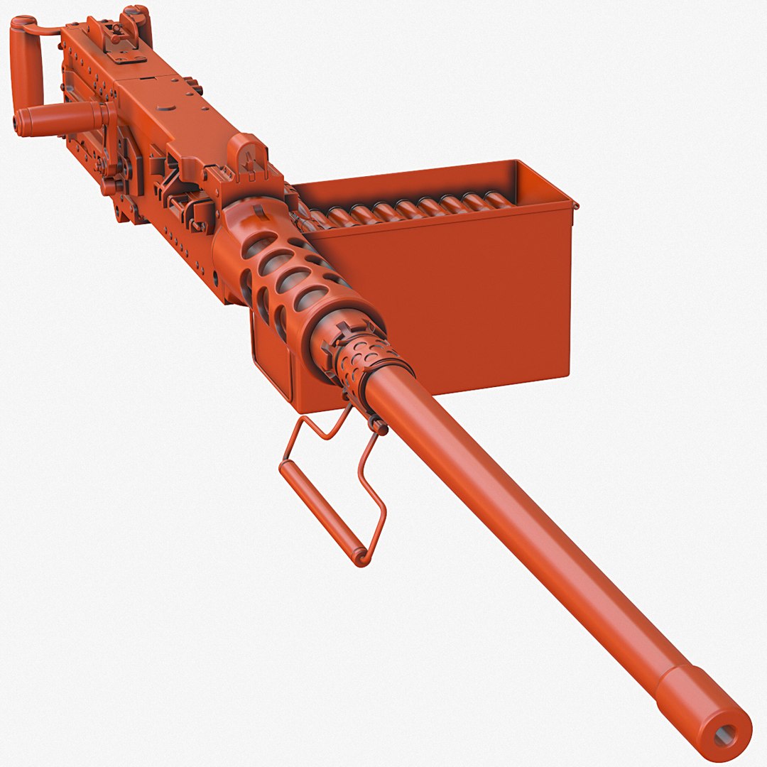 Browning M2 3D Model - TurboSquid 1938014