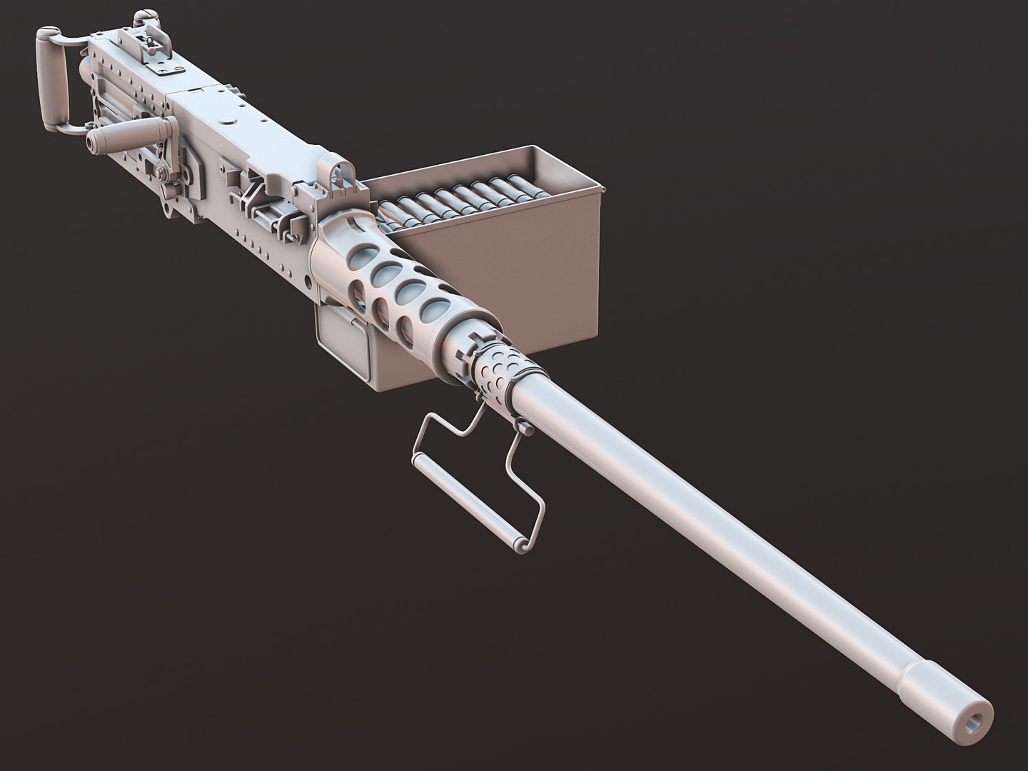 Browning M2 3D Model - TurboSquid 1938014