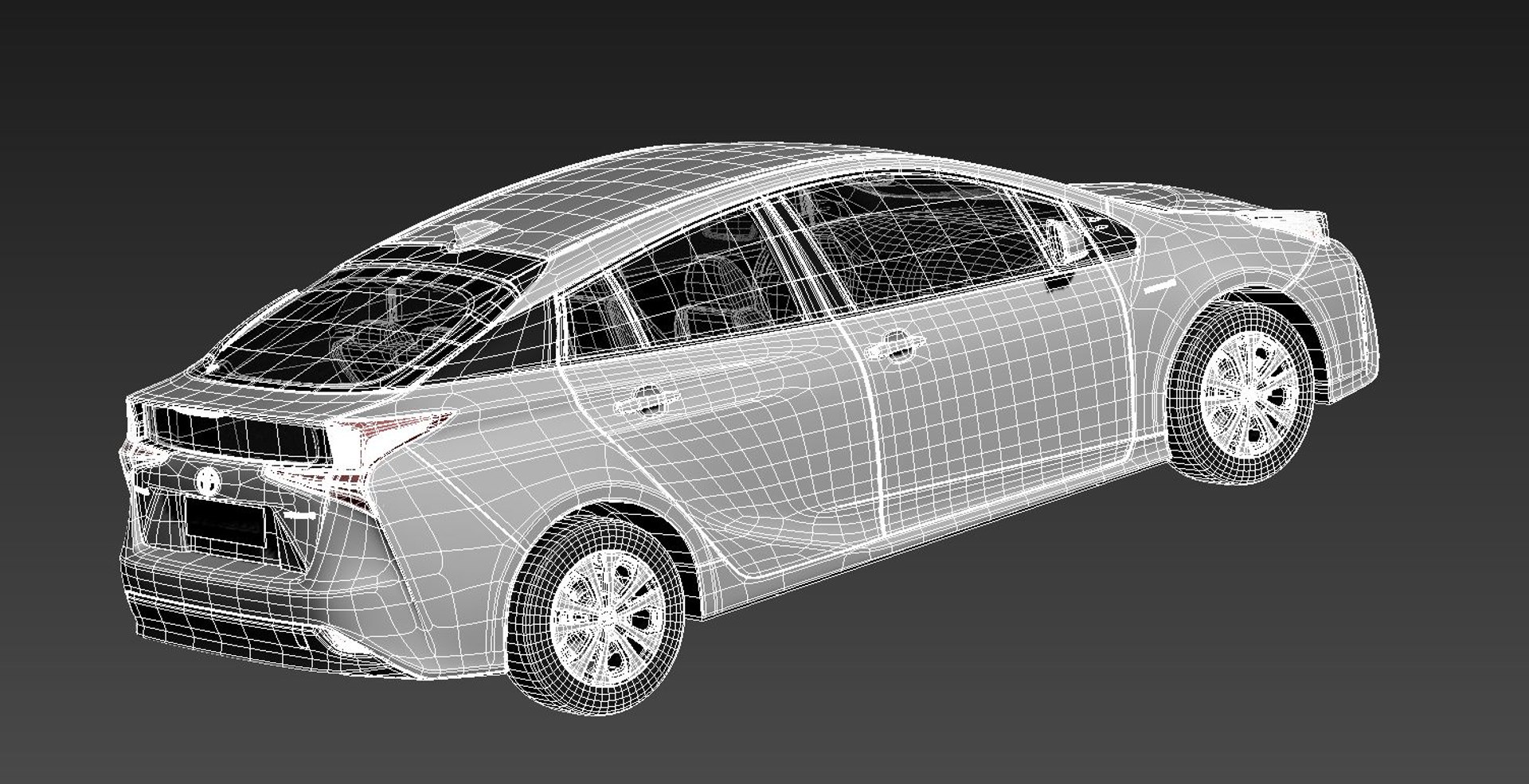 Toyota prius 2020 3D - TurboSquid 1390685
