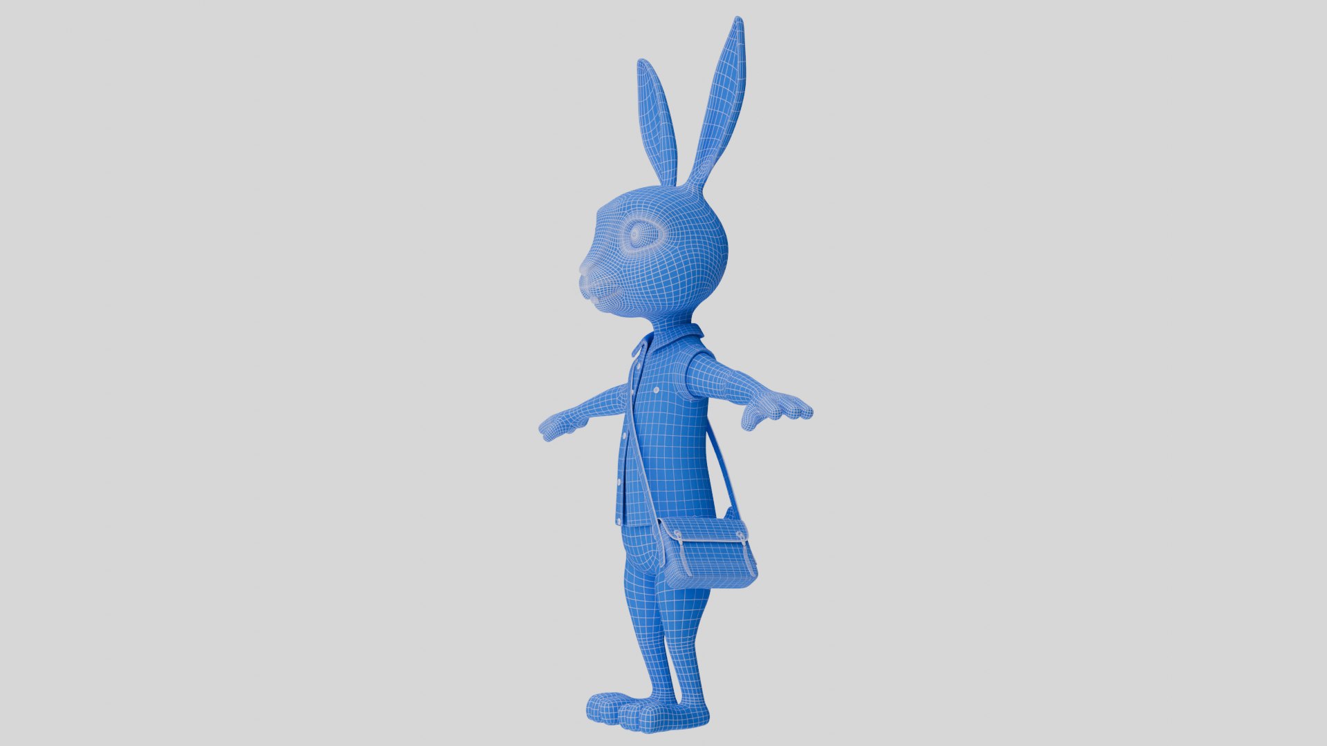 3D Cartoon Rabbit - TurboSquid 2164980