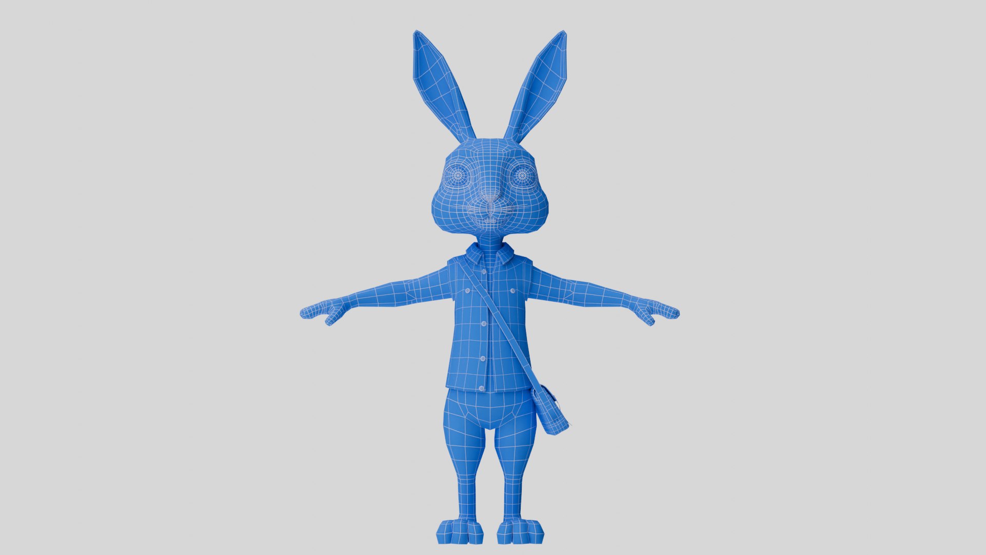 3D Cartoon Rabbit - TurboSquid 2164980