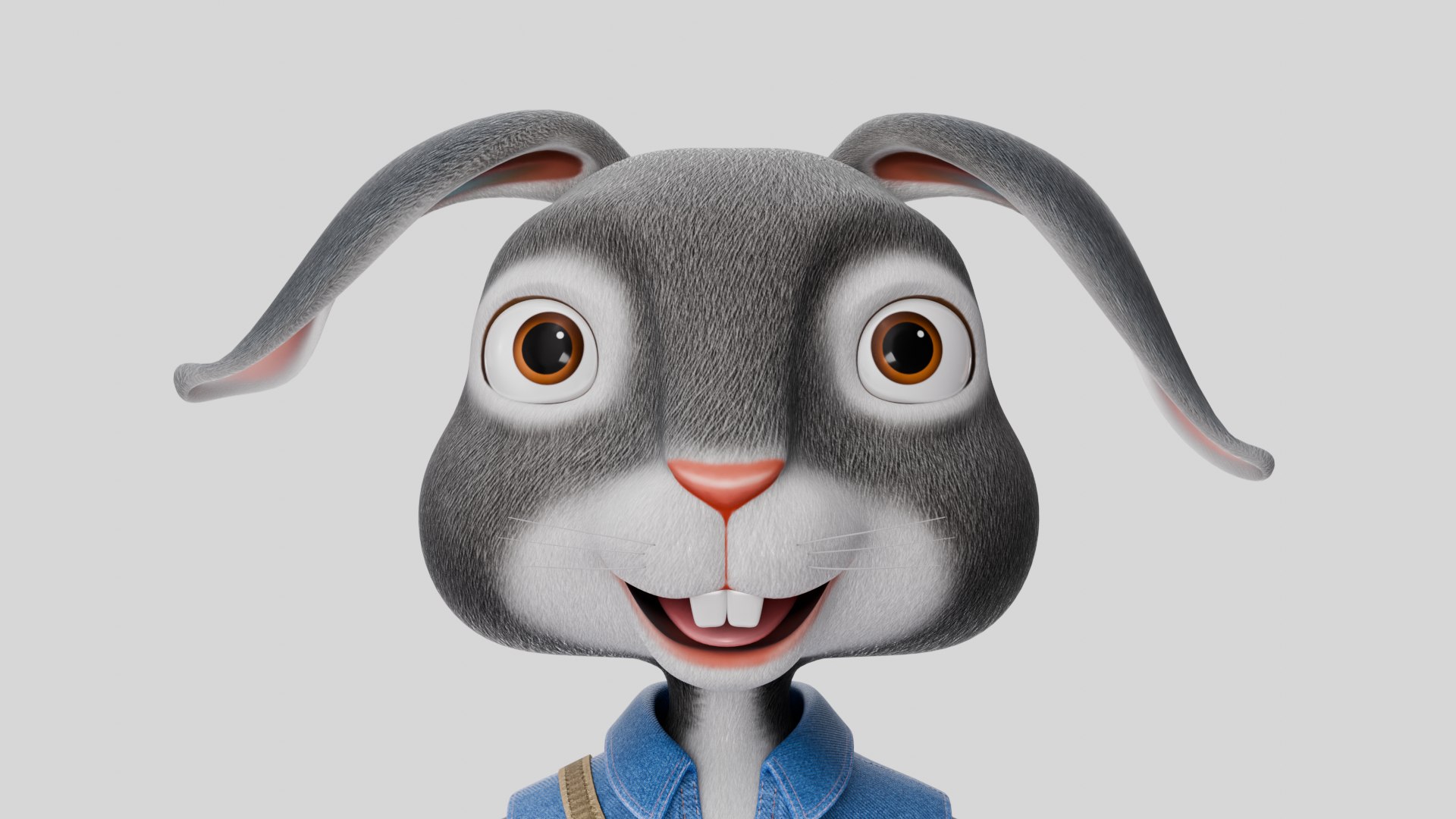 3D Cartoon Rabbit - TurboSquid 2164980