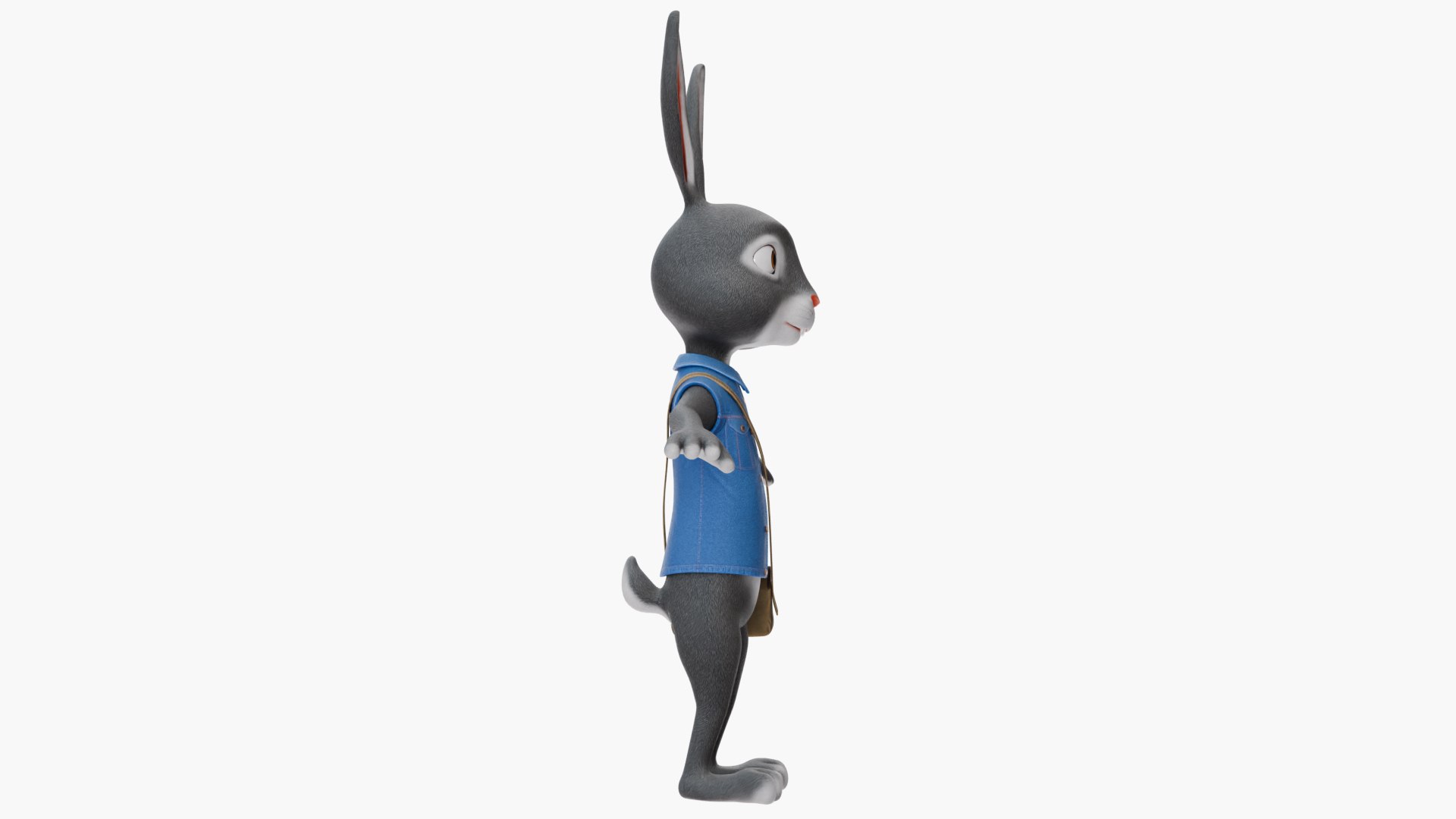 3D Cartoon Rabbit - TurboSquid 2164980