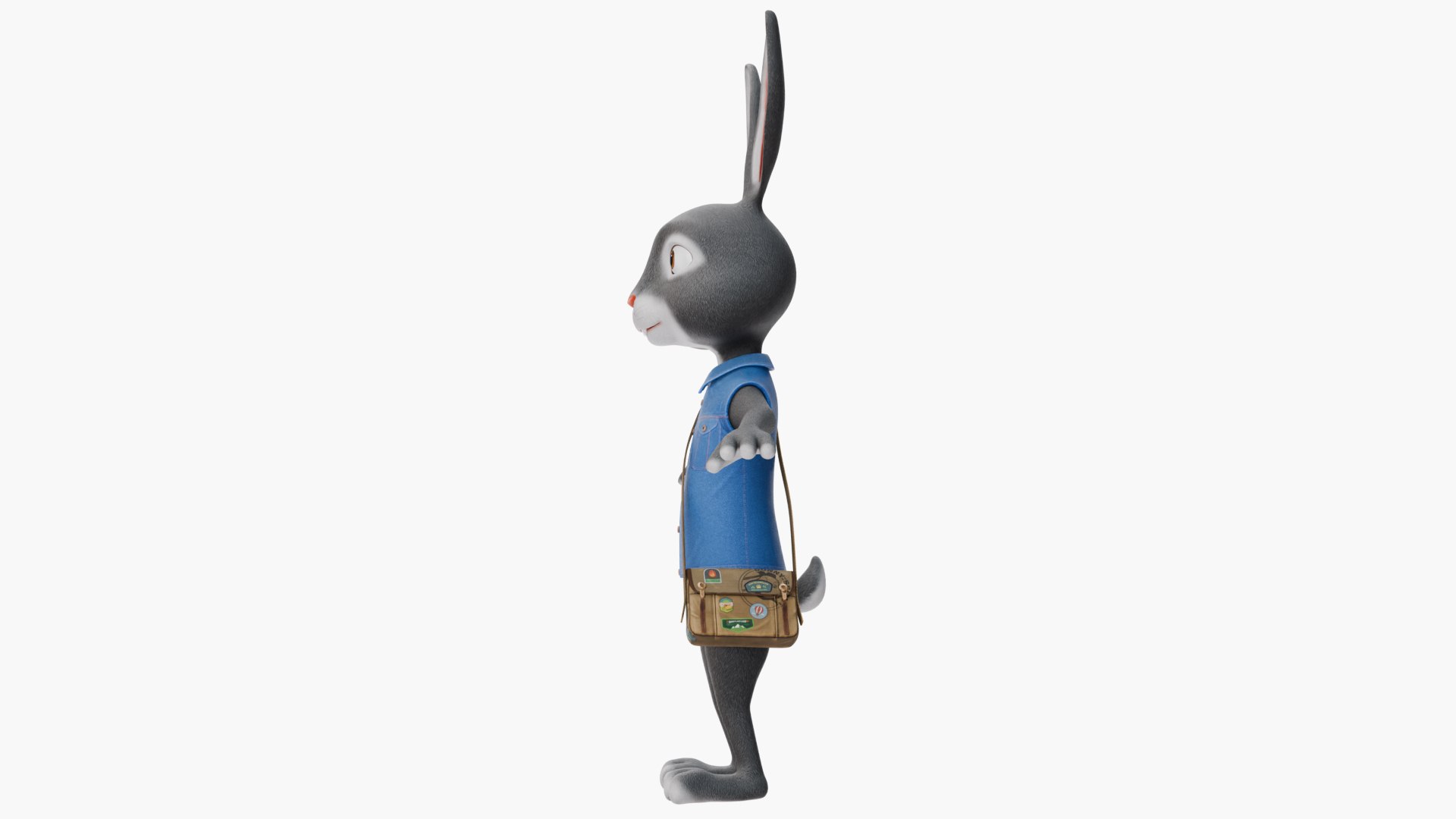 3D Cartoon Rabbit - TurboSquid 2164980