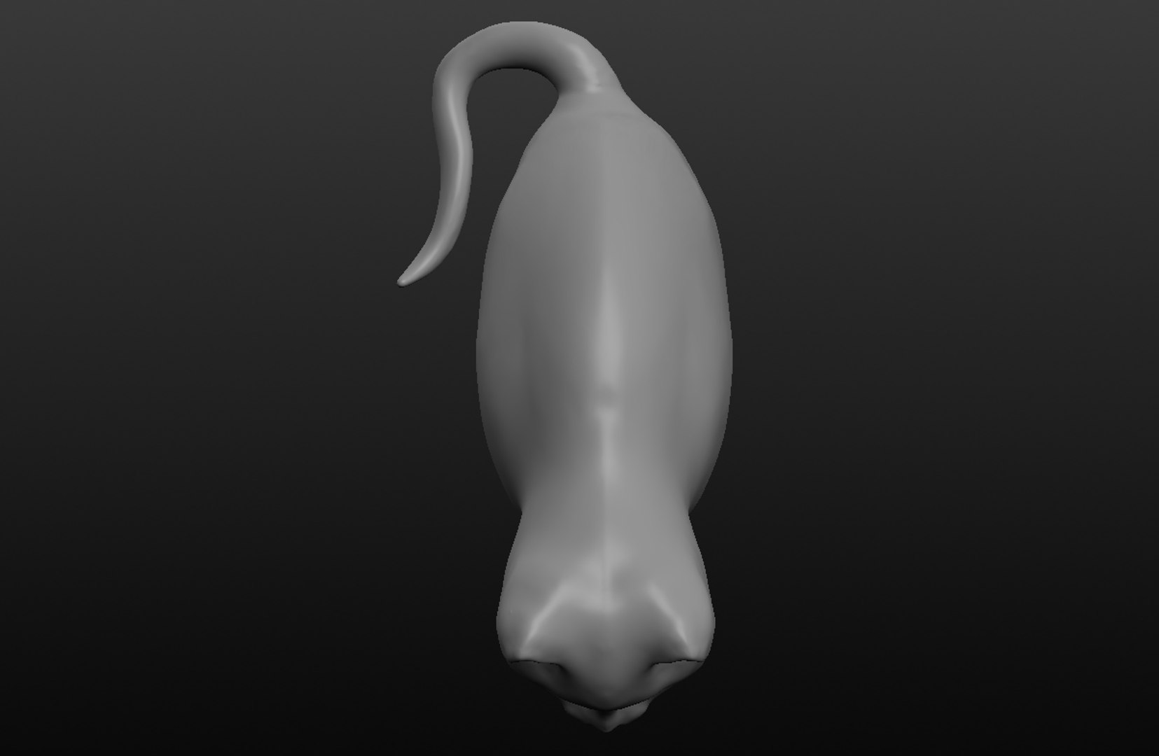 3d Realistic Cat Model