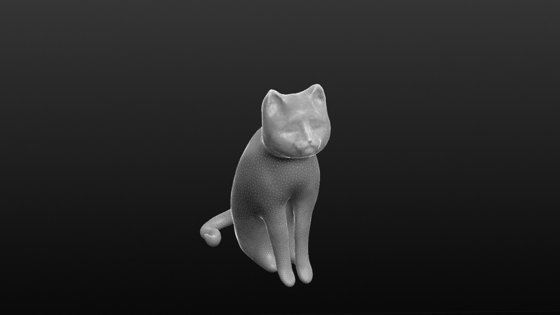 3d Realistic Cat Model