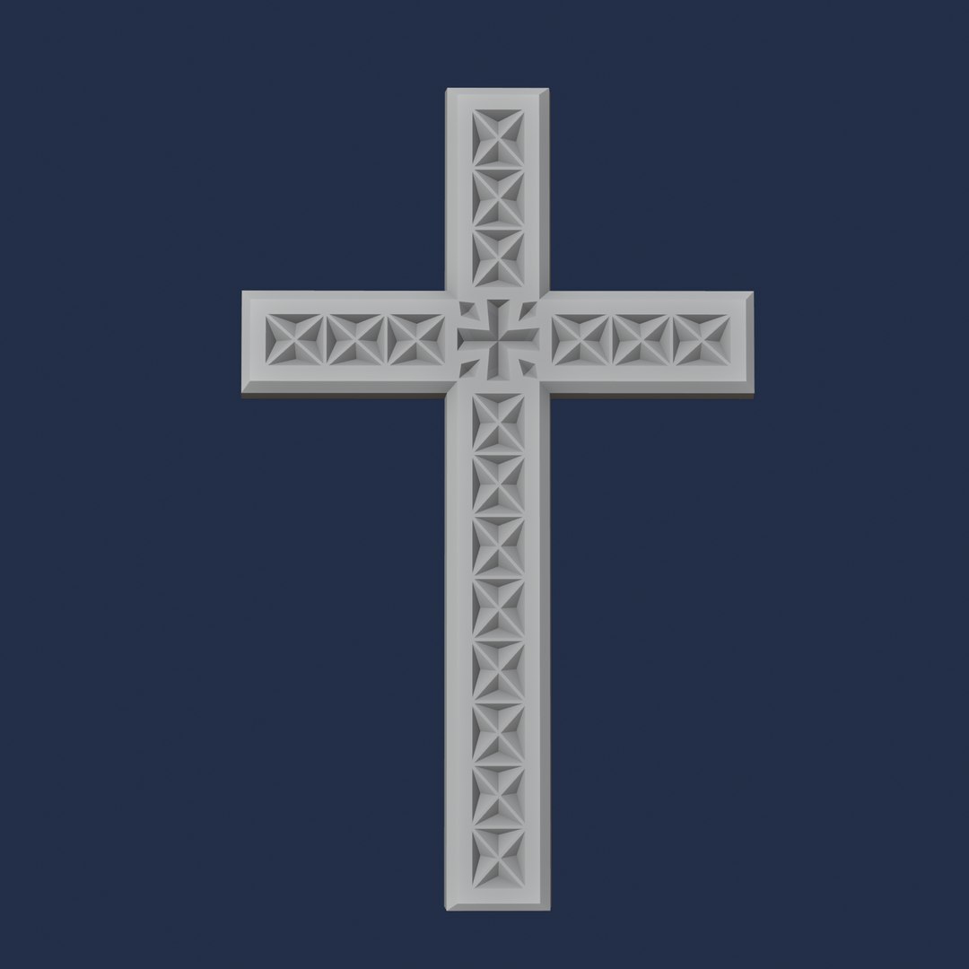 3D WALL CROSS 9 3D MODEL STL Model - TurboSquid 2191207
