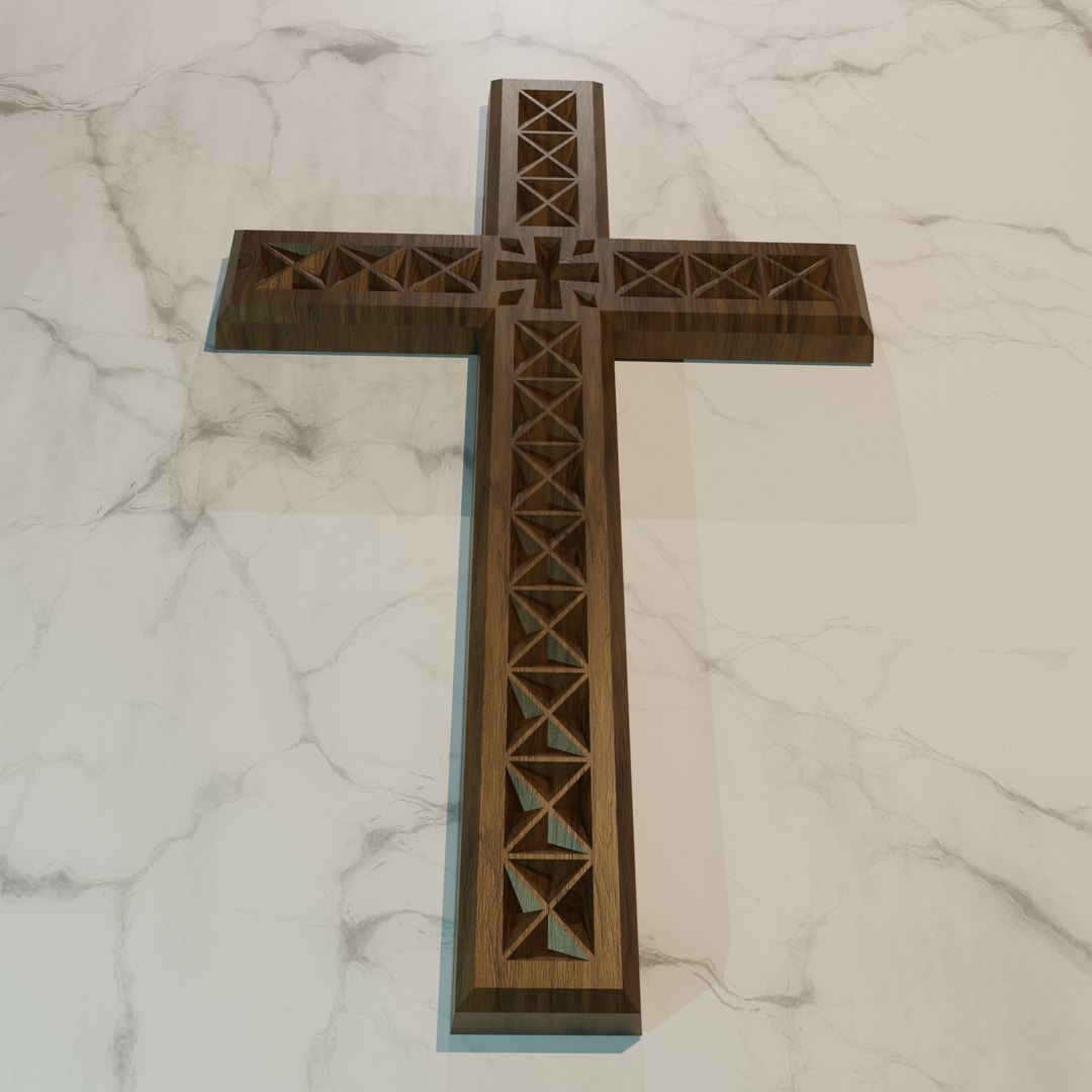 3D WALL CROSS 9 3D MODEL STL Model - TurboSquid 2191207