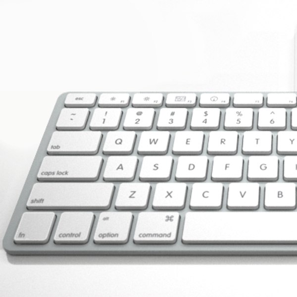 3d apple keyboard wired standard model