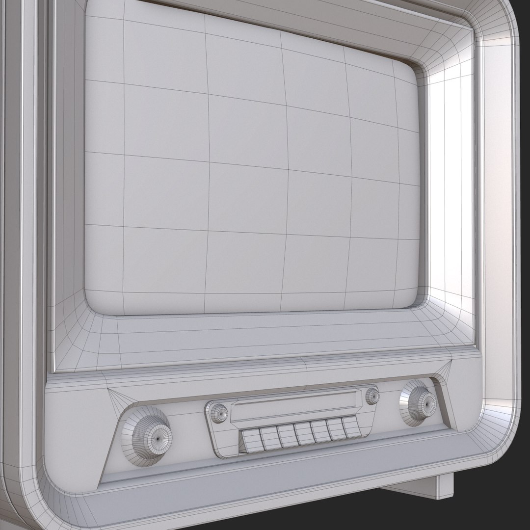 Old antique tv 3D model - TurboSquid 1421964