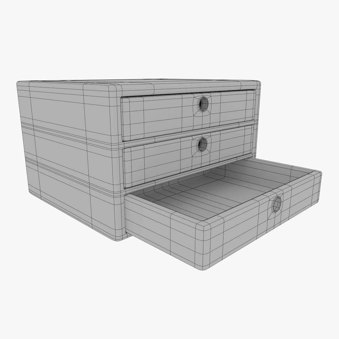 Cabinet Collada Dae 3d Model