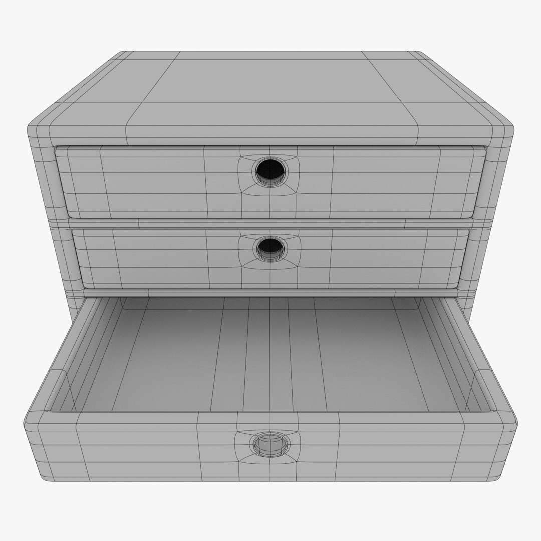 Cabinet Collada Dae 3d Model