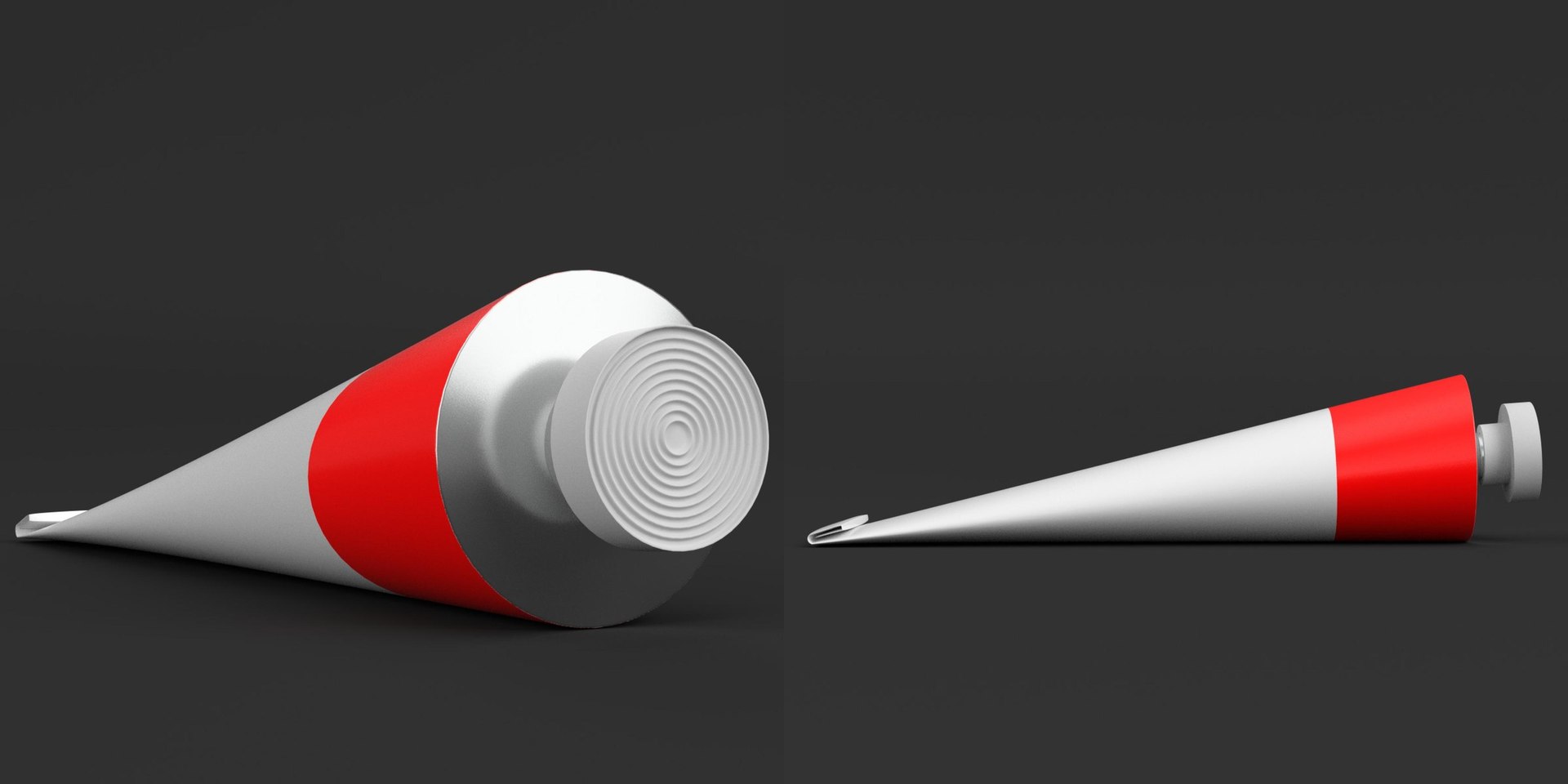 3D paint tube model - TurboSquid 1488866