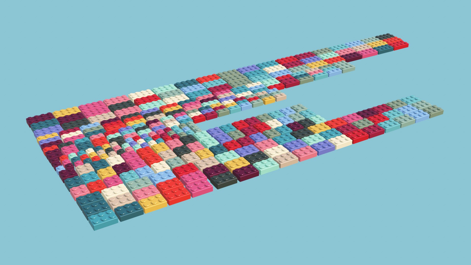 3D Hyper Casual Bricks - TurboSquid 1570846