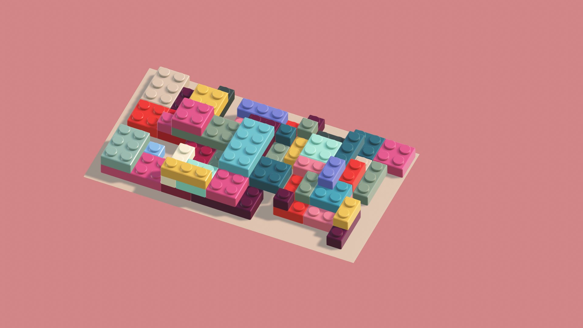 3D Hyper Casual Bricks - TurboSquid 1570846