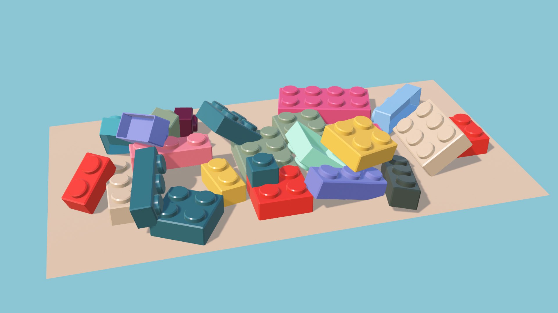 3D Hyper Casual Bricks - TurboSquid 1570846