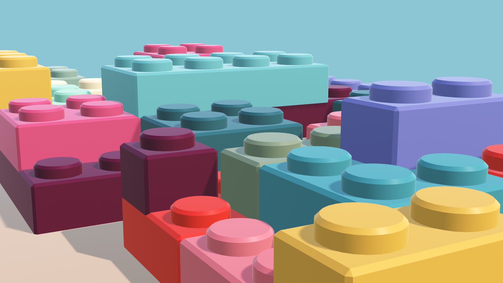 3D Hyper Casual Bricks - TurboSquid 1570846