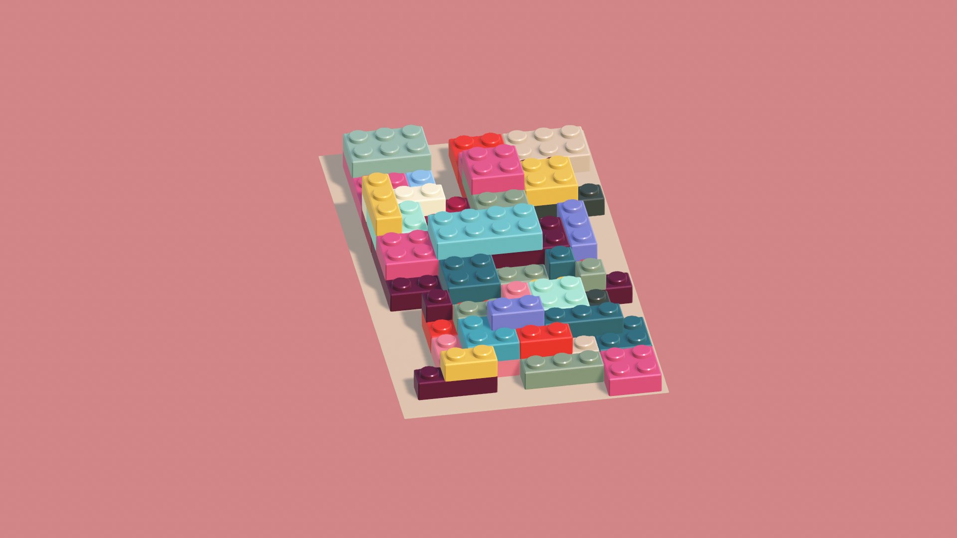 3D Hyper Casual Bricks - TurboSquid 1570846