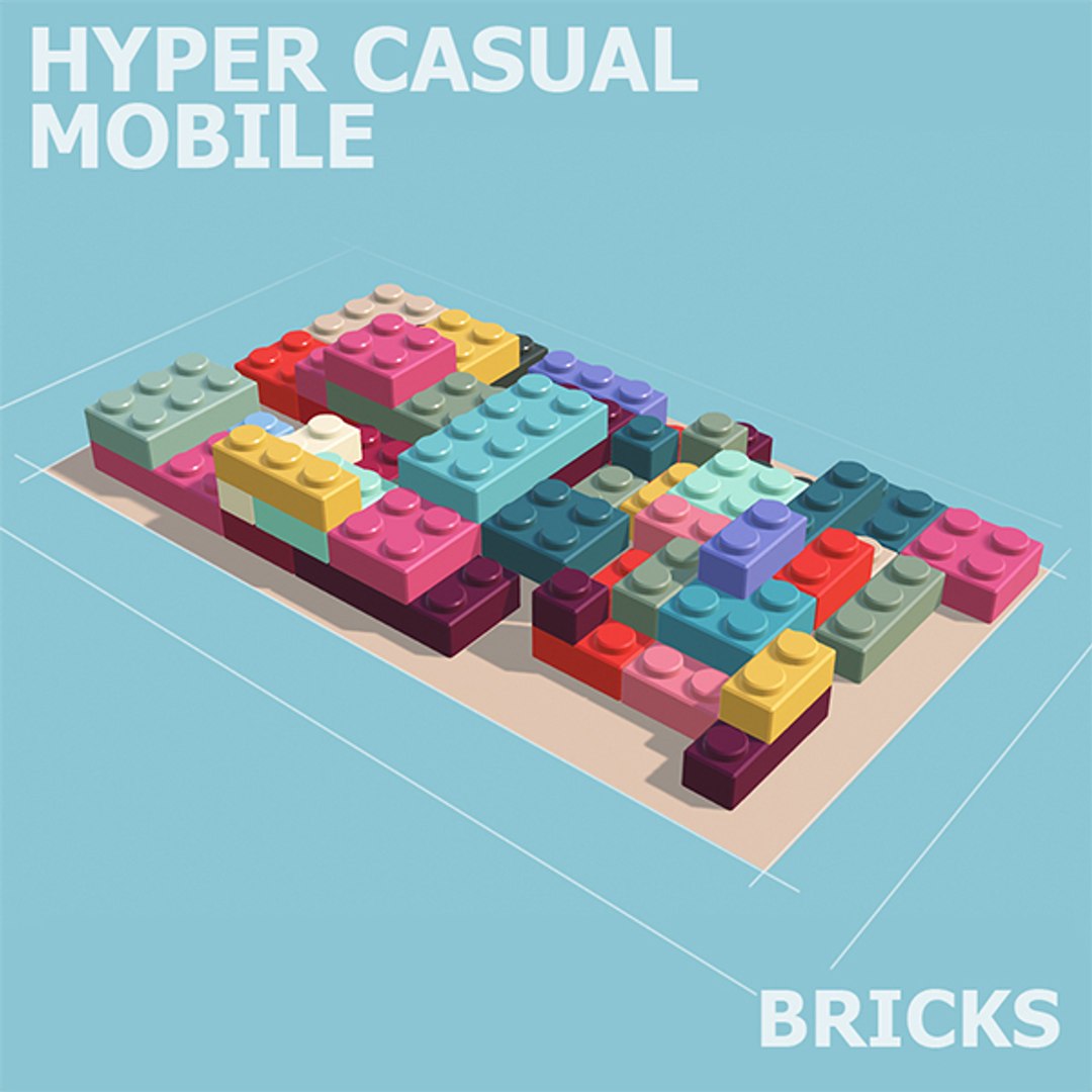 3D Hyper Casual Bricks - TurboSquid 1570846