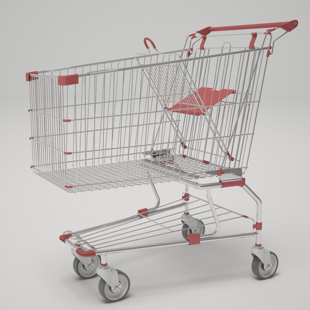 Shopping Cart 3d Max