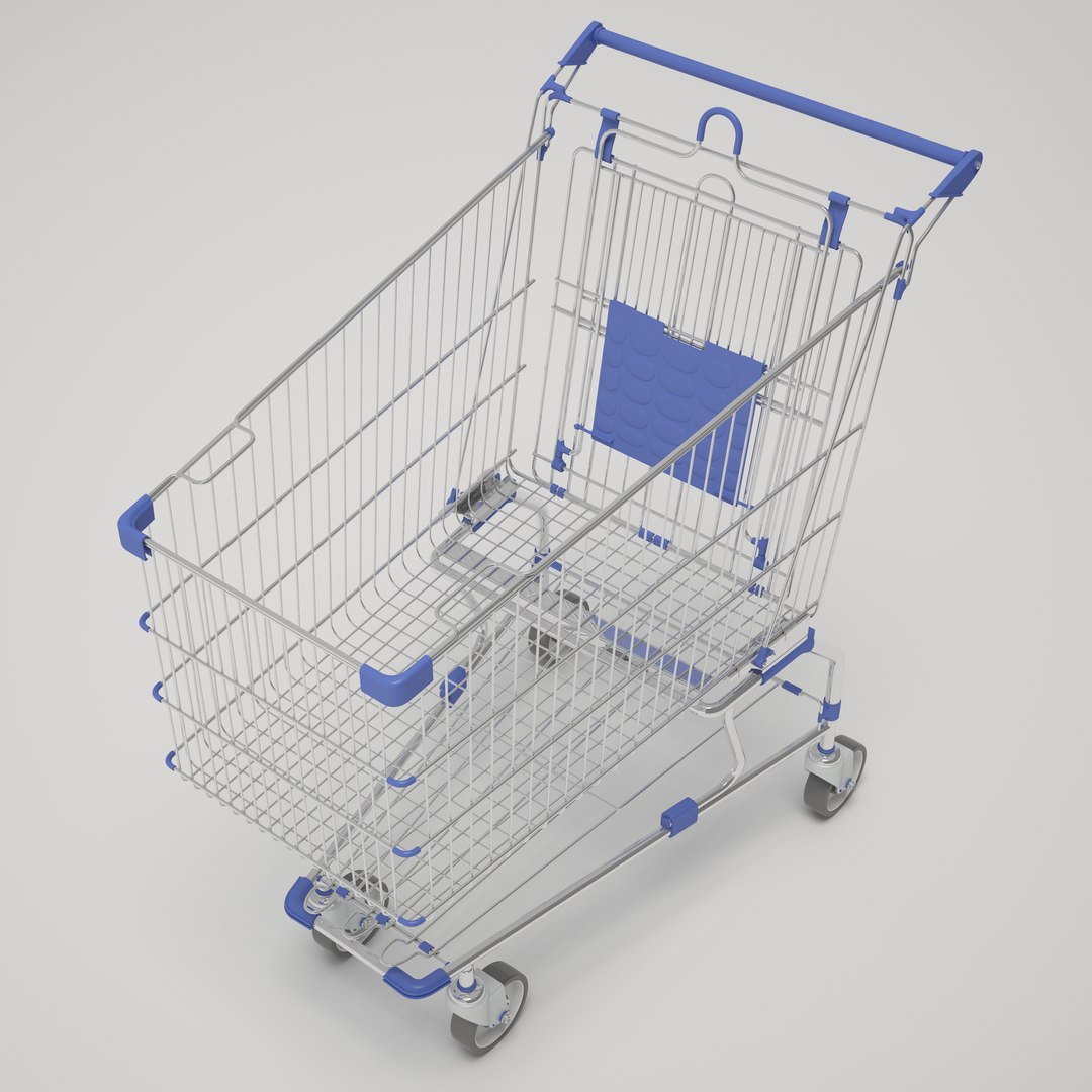 Shopping Cart 3d Max