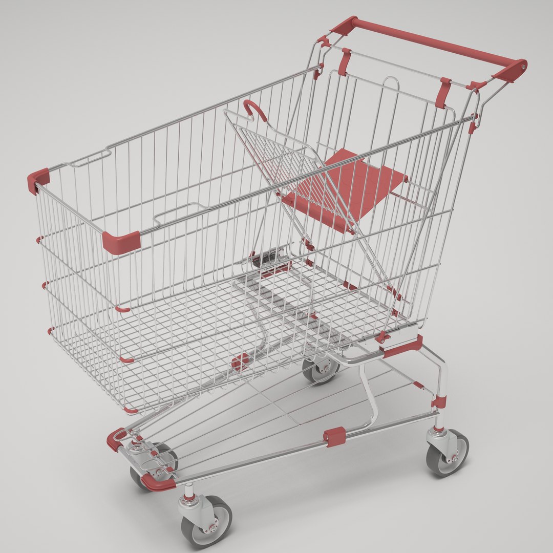 Shopping Cart 3d Max