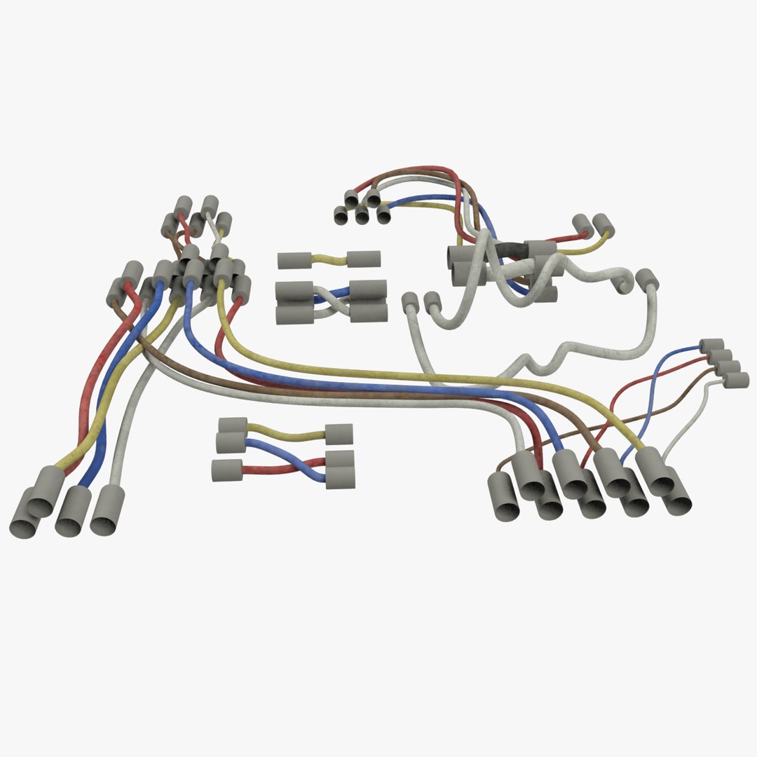 3D Model Wires Set - TurboSquid 1328551