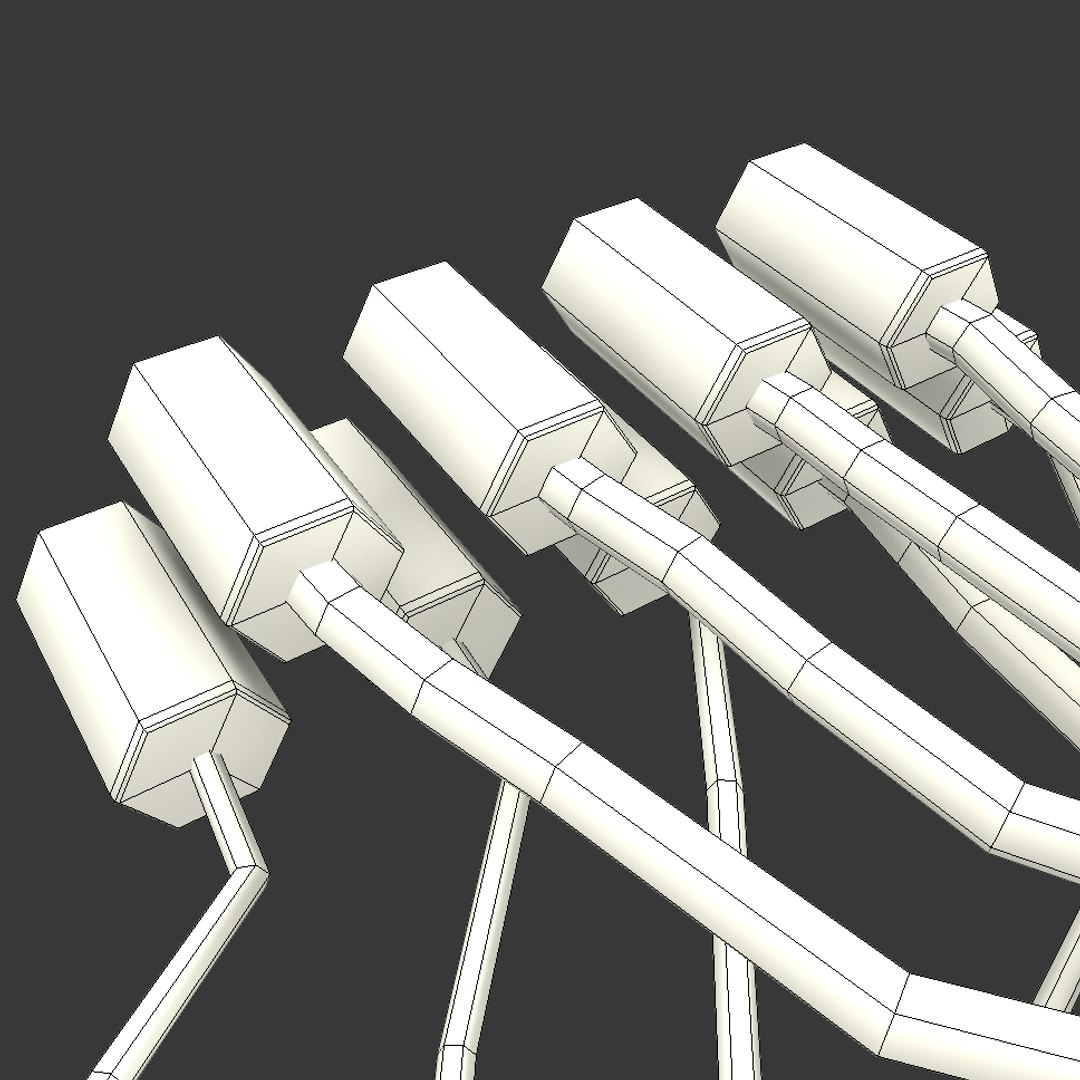 3D Model Wires Set - TurboSquid 1328551