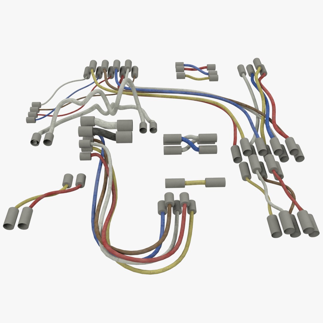 3D Model Wires Set - TurboSquid 1328551
