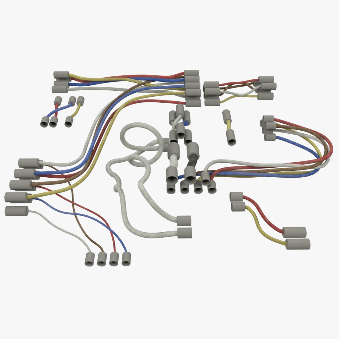 3D Model Wires Set - TurboSquid 1328551