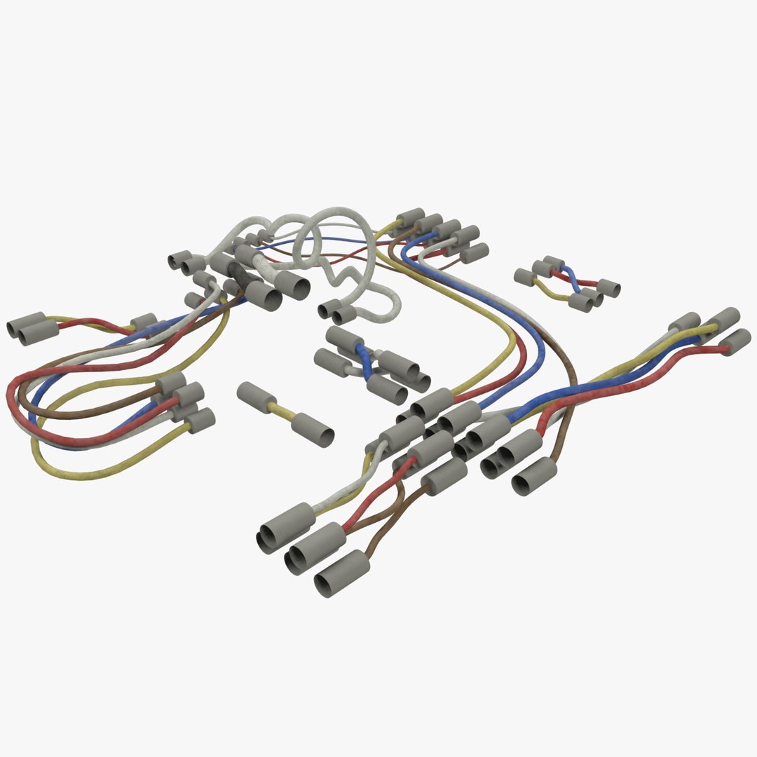 3D Model Wires Set - TurboSquid 1328551