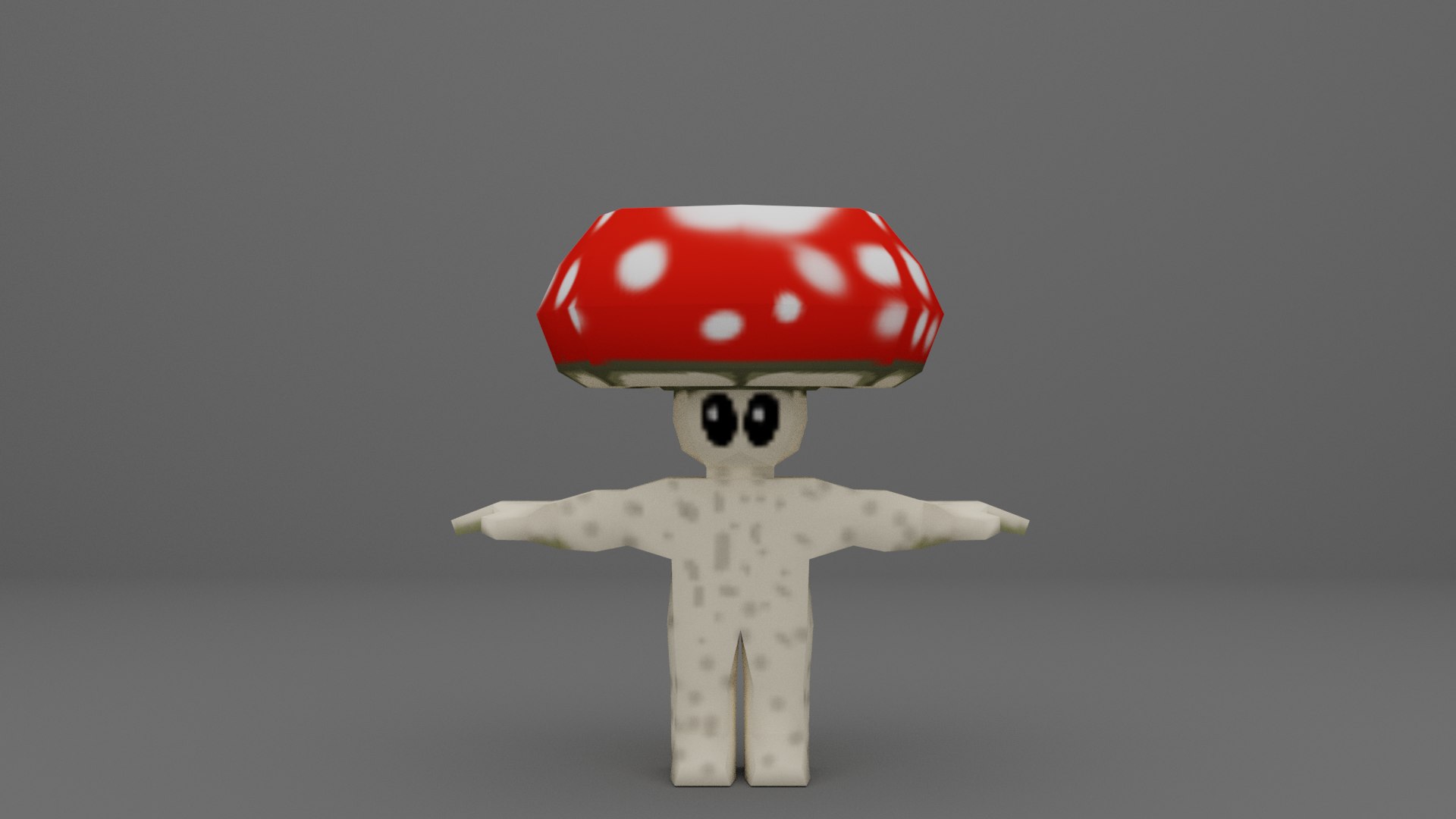Retro Modeling Humanoid Mushroom 3D - TurboSquid 2329158