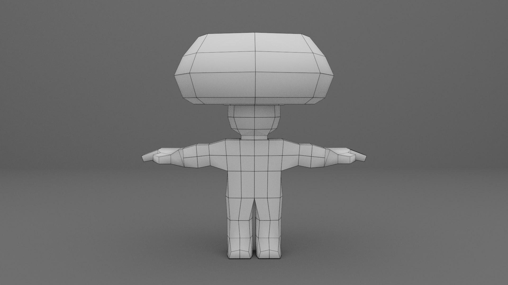 Retro Modeling Humanoid Mushroom 3D - TurboSquid 2329158