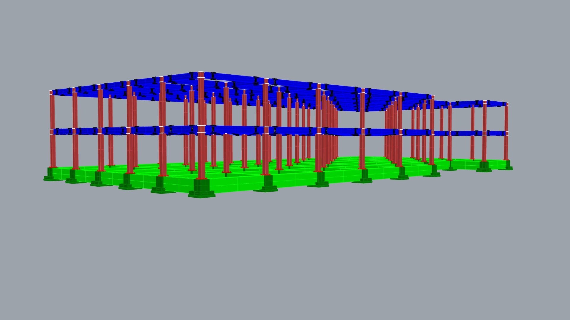 Steel Building 3D Model - TurboSquid 2049706