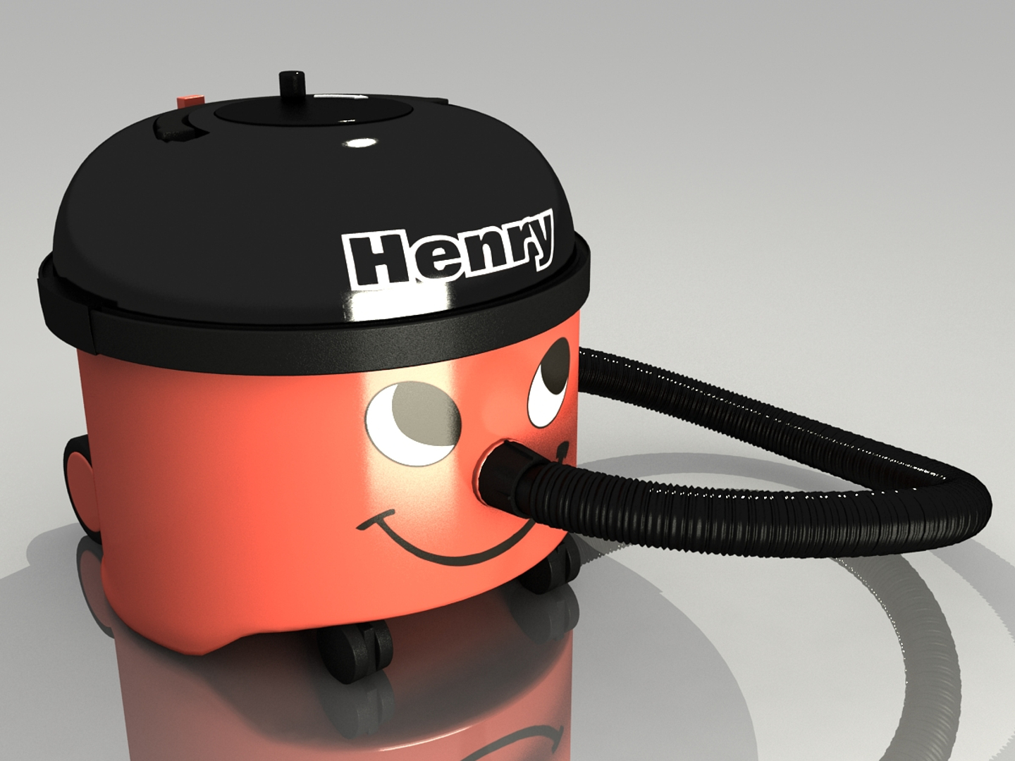 henry hoover 3d model