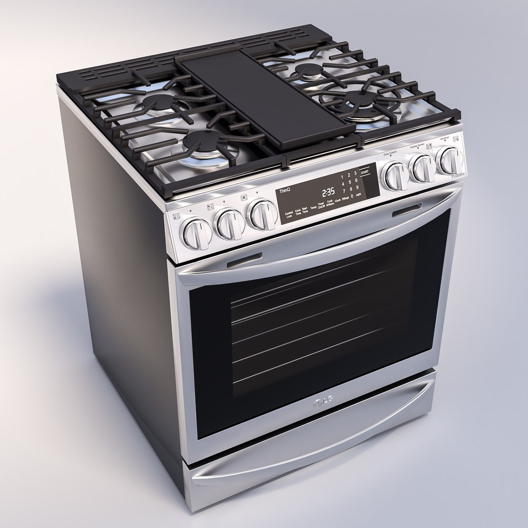 LG LSGL6337F Gas Range 3D Model - TurboSquid 2381411