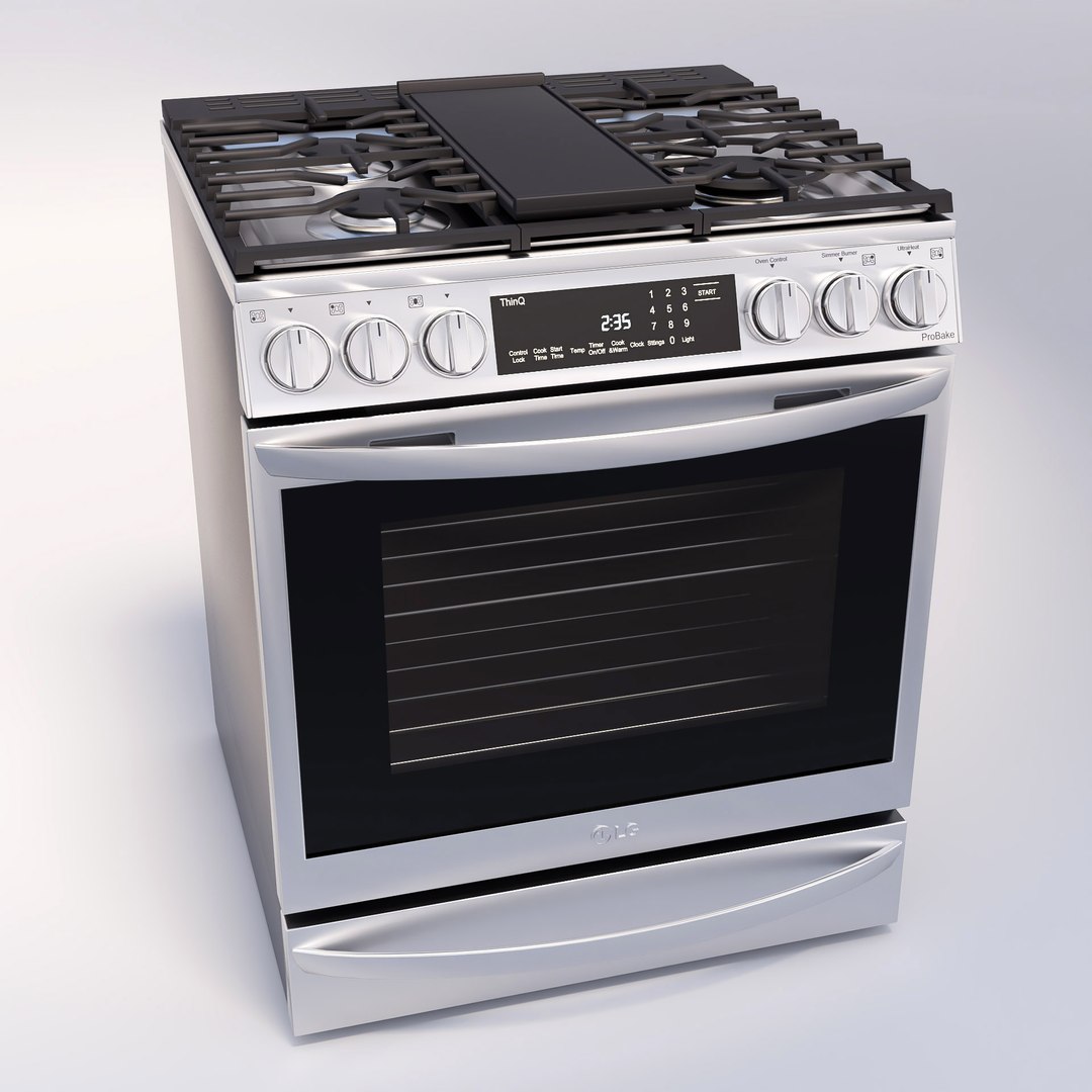 LG LSGL6337F Gas Range 3D Model - TurboSquid 2381411