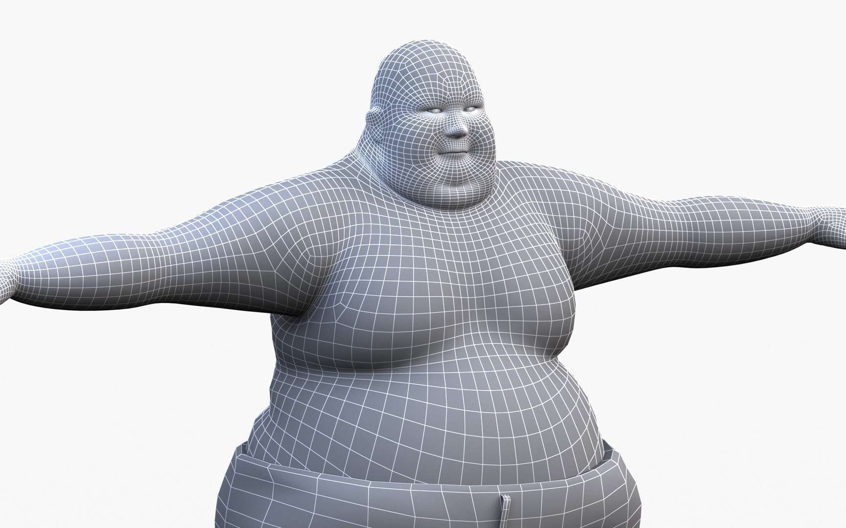 Fat man 3D model - TurboSquid 1523861