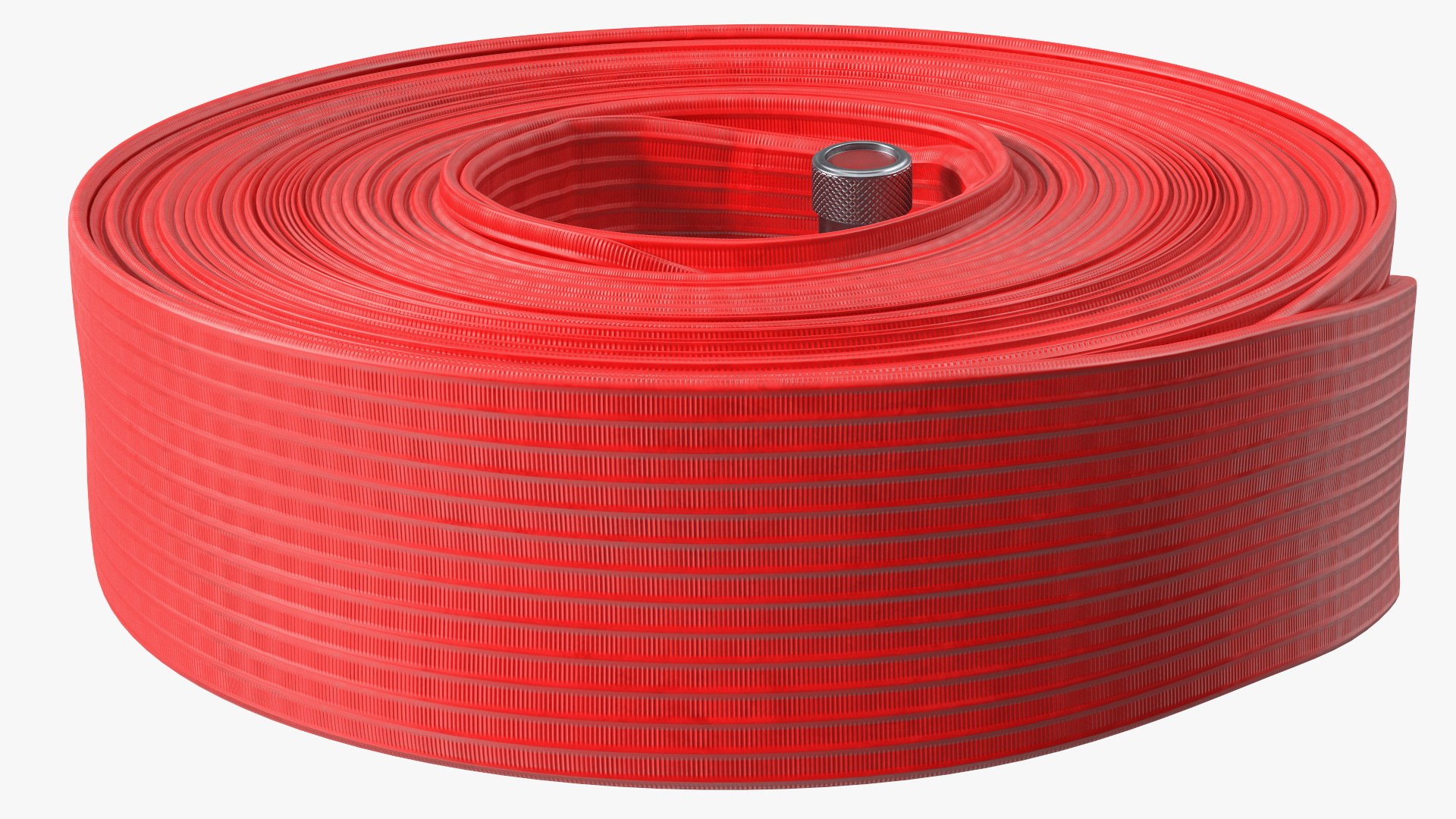 Neatly Coiled Fire Hose Red 3D Model - TurboSquid 1836654