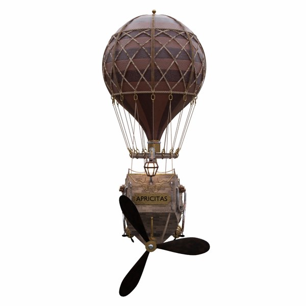 modèle 3D de Montgolfière Steampunk - TurboSquid 1688992